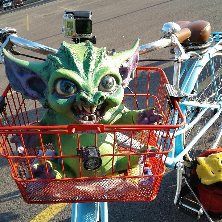 The Greeley Gremlin Bikes to Work | Monster Day Greeley